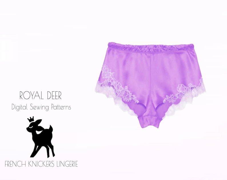 French Knickers Lingerie Sewing Pattern - Etsy