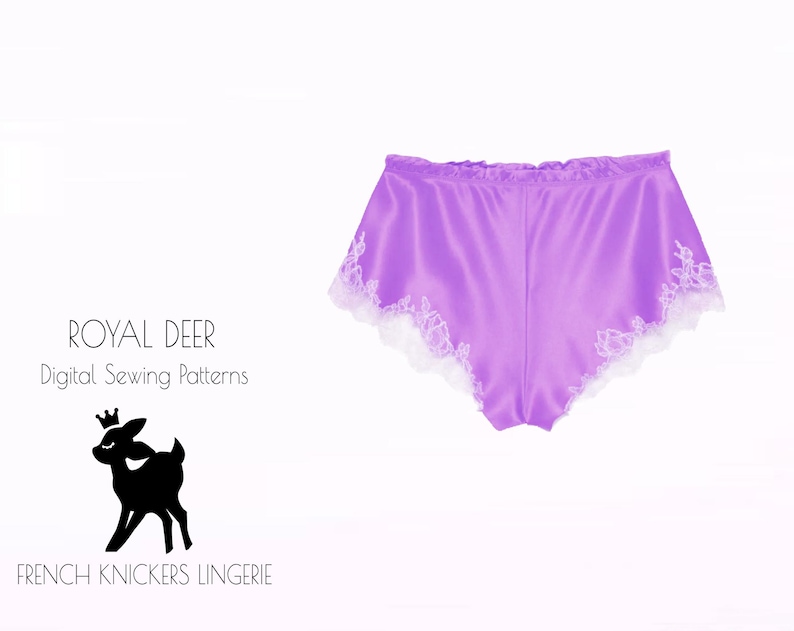 French Knickers Lingerie Sewing Pattern - Etsy