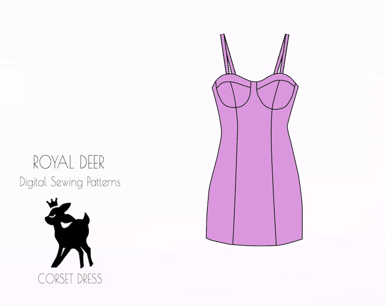 Corset Dress Sewing Pattern - Etsy