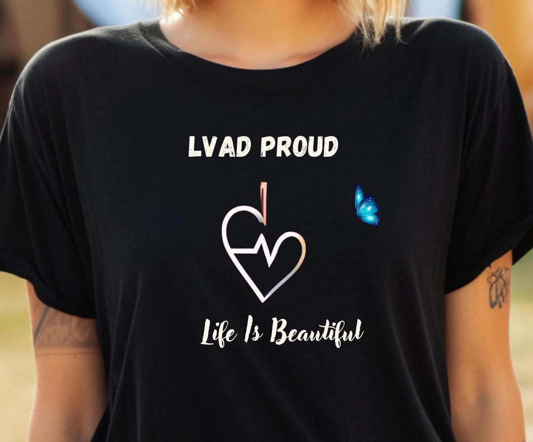 LVAD T-shirt, Heartmate III Tee, Miracle LVAD, Heart Pump Tshirt, Life ...