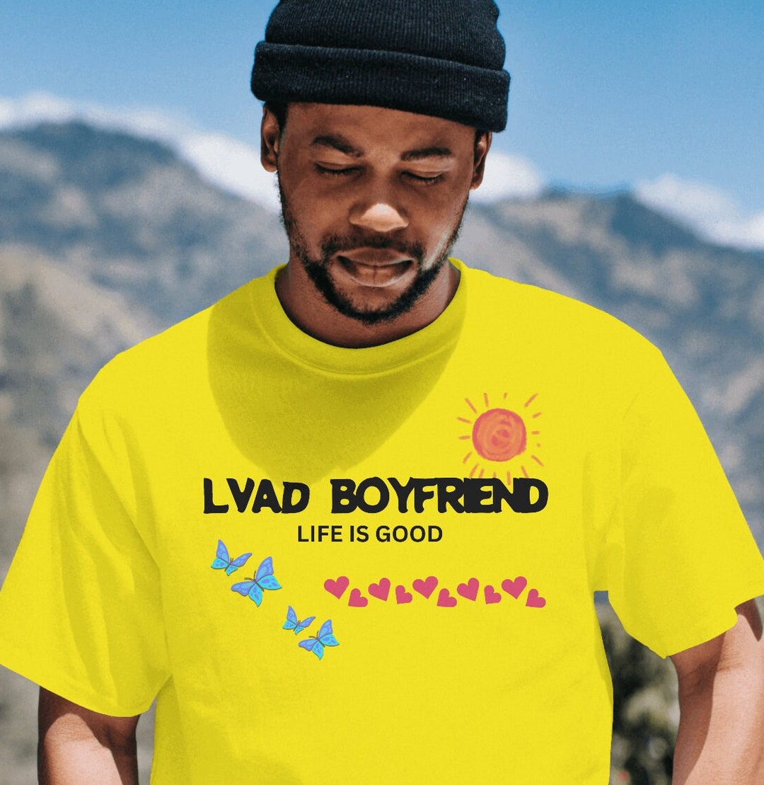 Lvad Boyfriend Tshirt, Lvad Heartmate III Tee,boyfriend Proud, Grateful ...