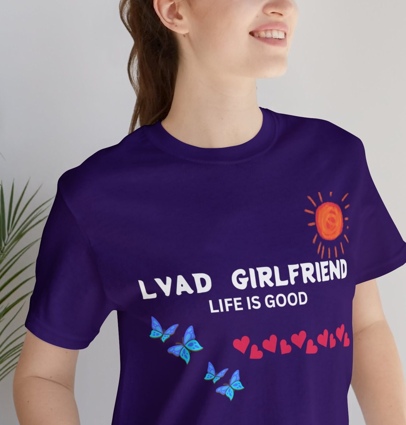 Lvad Girlfriend Tshirt, Lvad Heartmate III Tee, Girlfriend Proud, Heart ...