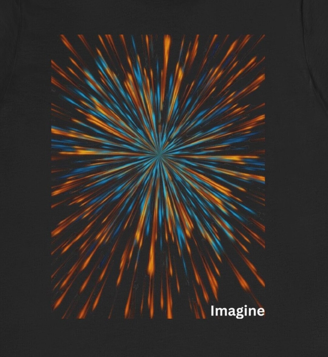 Starburst T-shirt, Explosion of Color T-shirt, A Majestic Nova in Outer ...