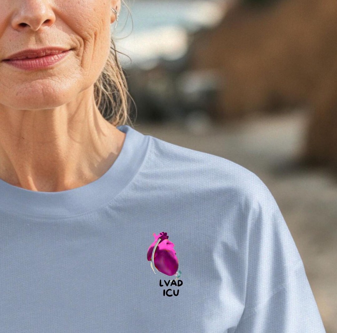 Lvad Tshirt, ICU Lvad Nurse, Lvad Tee, Lvad Strong Tee, Lvad Proud ...