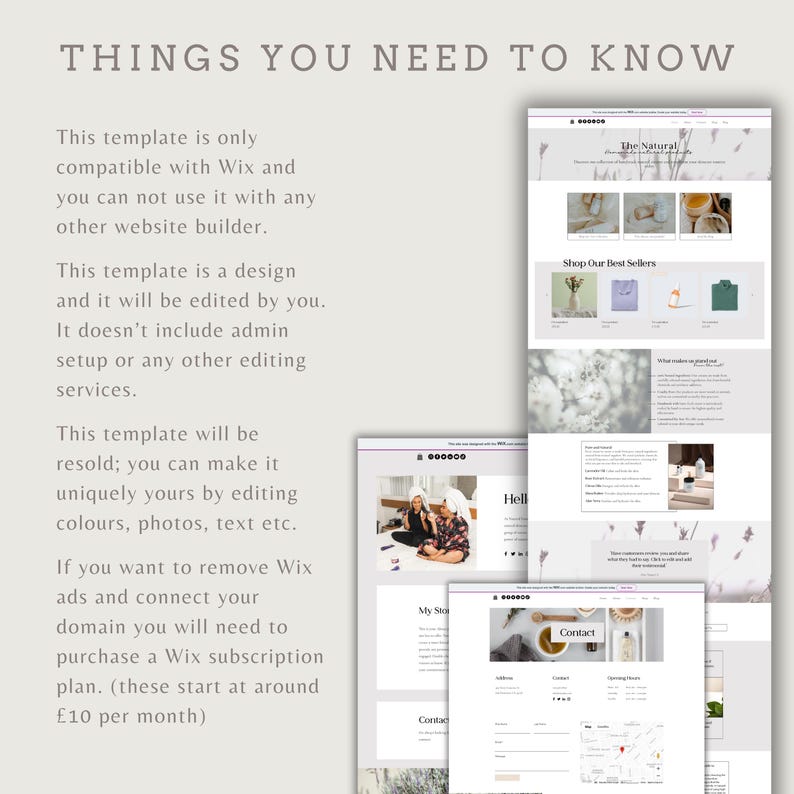Wix Website Template, Wix Template, Wix Life Coach Web Design ...