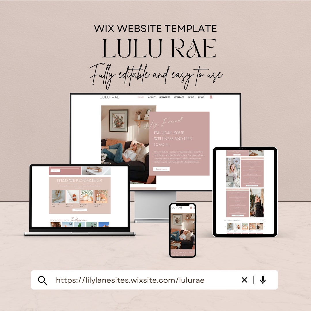 Wix Website Template E-commerce Wix Website Design Online Store Service ...