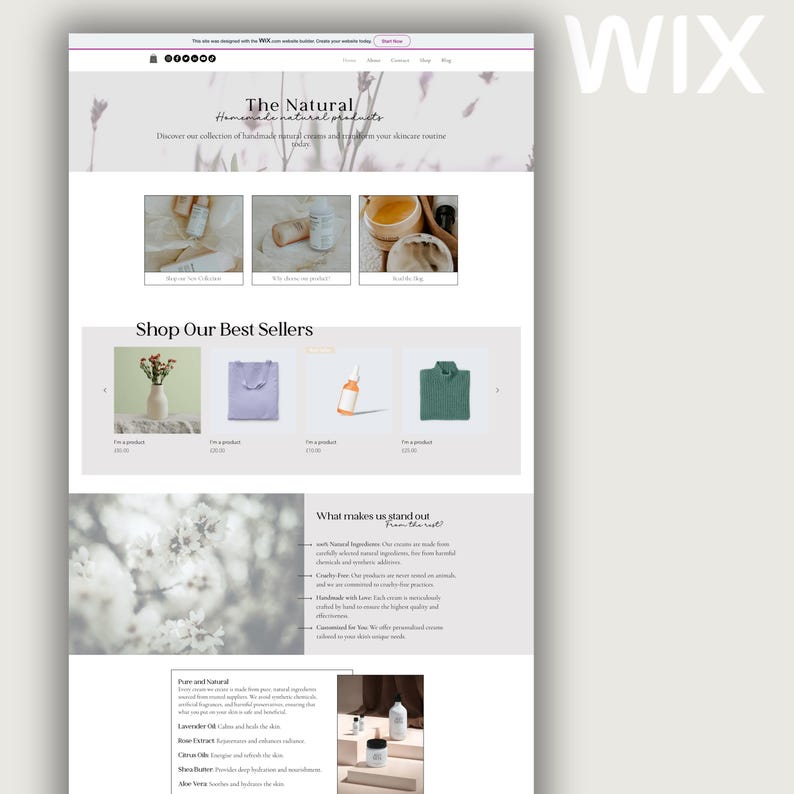 Wix Website Template, Wix Template, Wix Life Coach Web Design ...