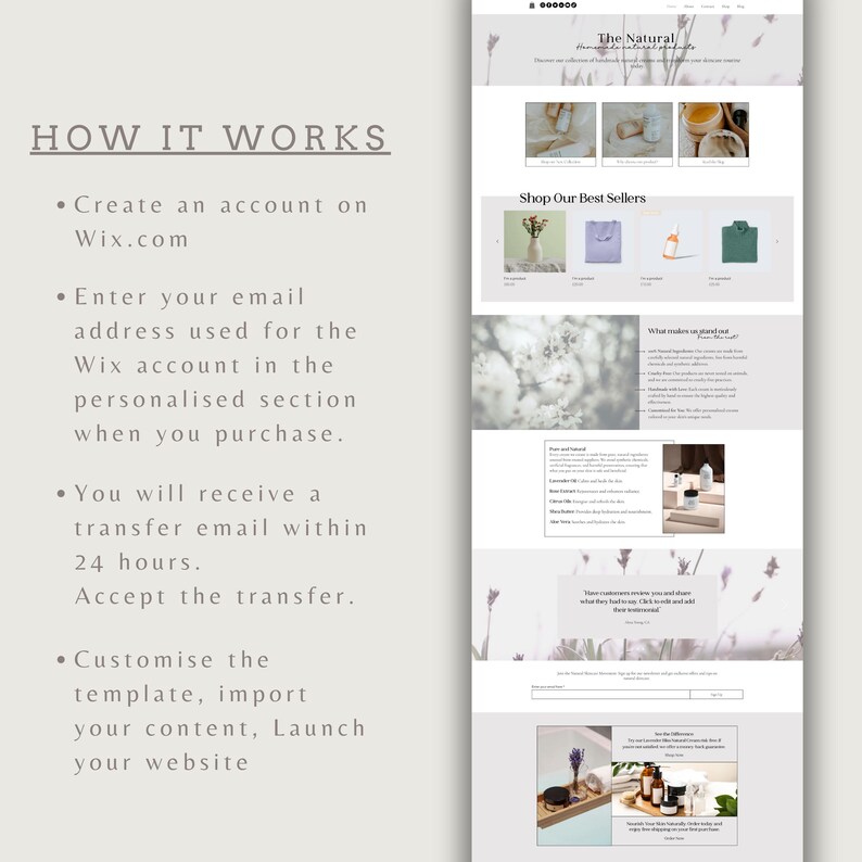 Wix Website Template, Wix Template, Wix Life Coach Web Design ...