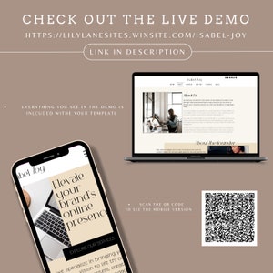 Wix Website Template for Social Media Manager, Life Coach, Service ...
