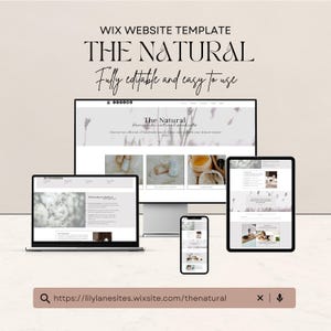 Wix Website Template, Wix Template, Wix Life Coach Web Design ...