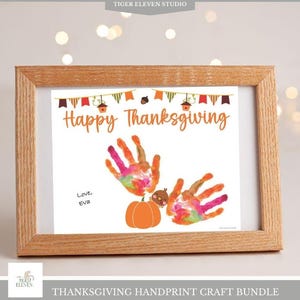 Thanksgiving Handprint Craft Bundle | Thanksgiving Kids Craft ...
