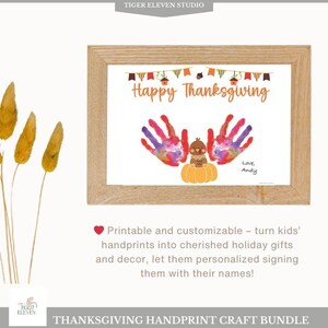 Thanksgiving Handprint Craft Bundle | Thanksgiving Kids Craft ...