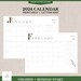 Printable 2024 Calendar, To-do List Notes Section, US Holidays, Desk ...