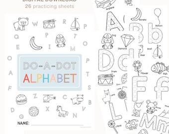 Do A-DOT Alphabet Printable Worksheets, Activity for Kids, Toddlers ...