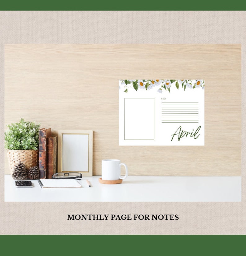 Printable 2024 Calendar, Notes Section, US Holidays, Desk Calendar ...