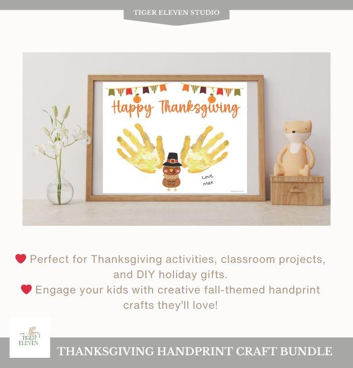 Thanksgiving Handprint Craft Bundle | Thanksgiving Kids Craft ...