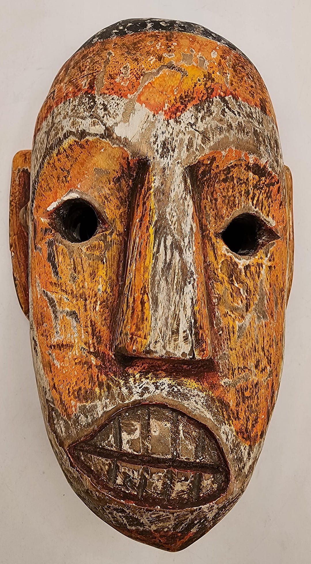 Antique/vintage TRIBAL MASK- Witch Doctor or Shaman- Very Primitive - Etsy