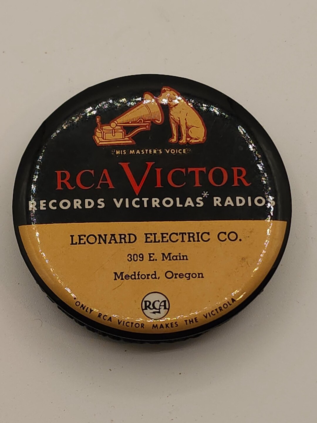 Vintage 1940's RCA VICTOR Record Cleaner-advertising Records, Victrola ...