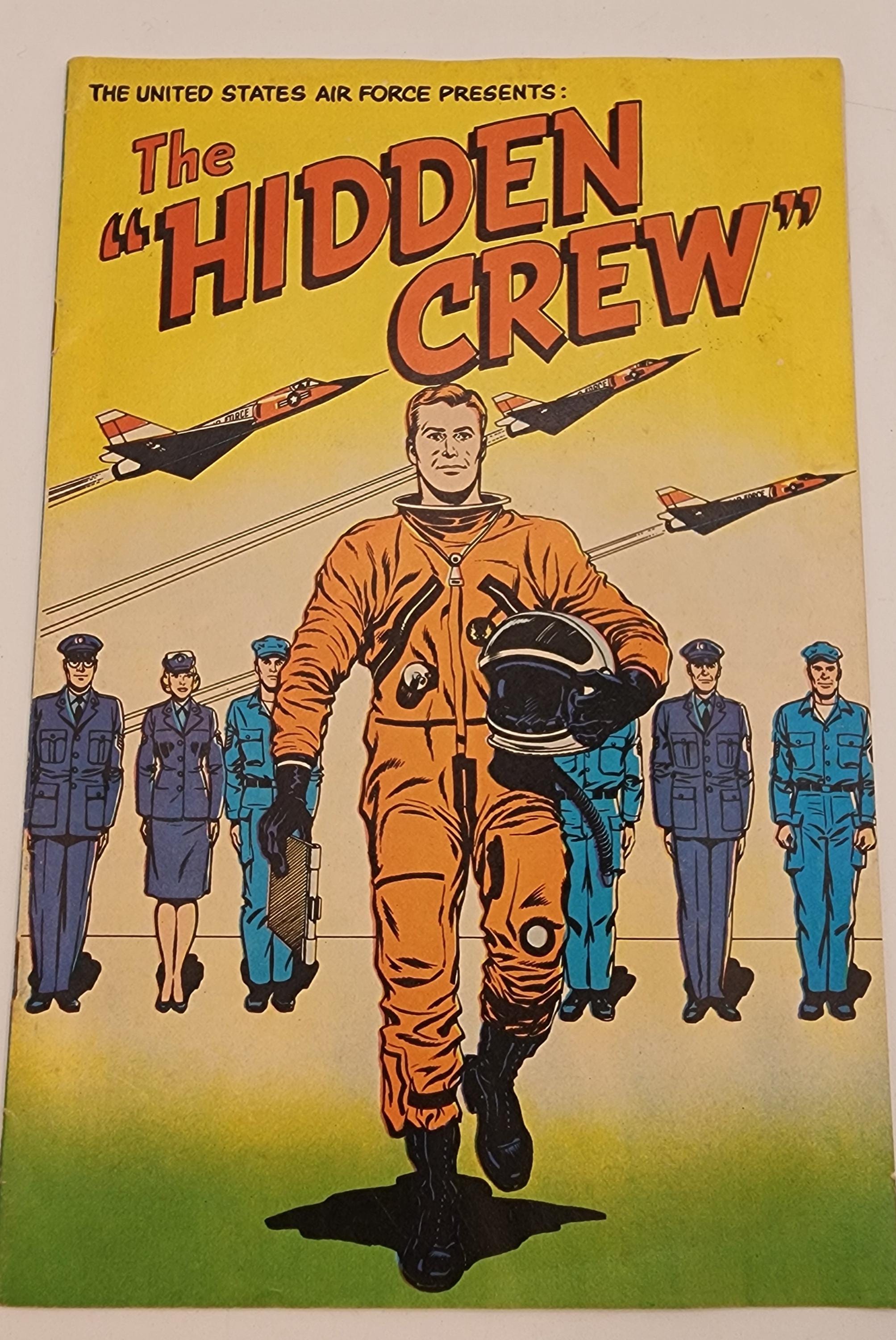 Vintage 1964 the HIDDEN CREW U.S. Air Force Recruitment Giveaway Comic ...