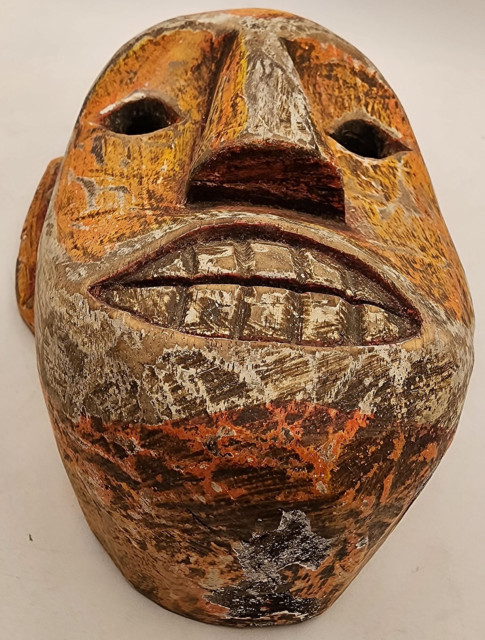 Antique/vintage TRIBAL MASK- Witch Doctor or Shaman- Very Primitive - Etsy