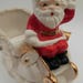 Vintage 1950's Spaghetti SANTA CLAUS in SLEIGH - Excellent Condition - Etsy