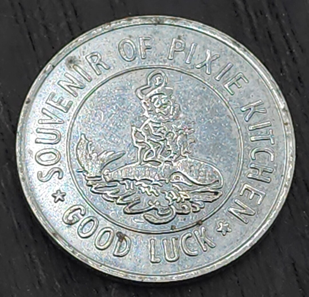 Vintage 1969 PIXIE KITCHEN- PIXIELAND- Good Luck Token/coin - Etsy
