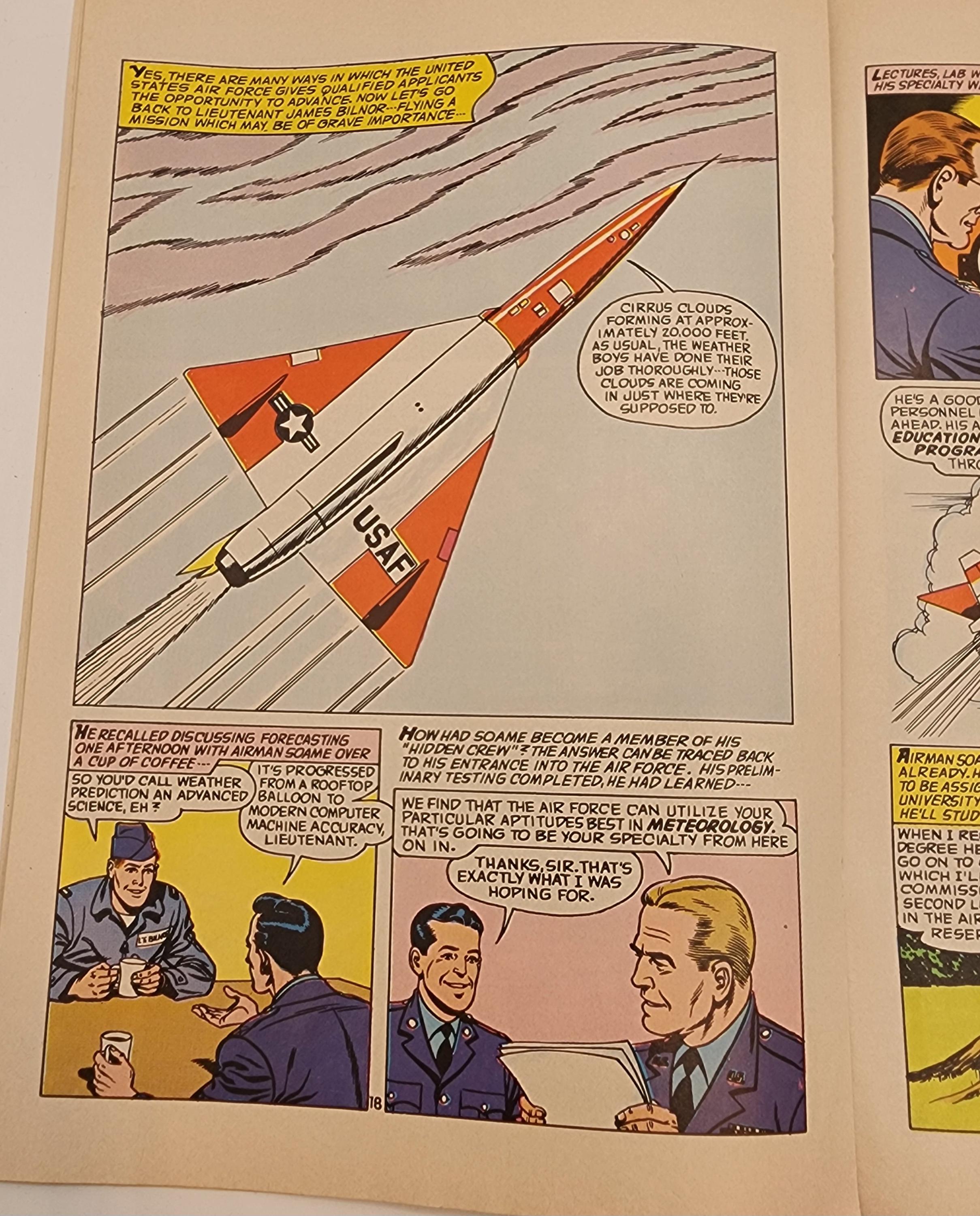 Vintage 1964 the HIDDEN CREW U.S. Air Force Recruitment Giveaway Comic ...