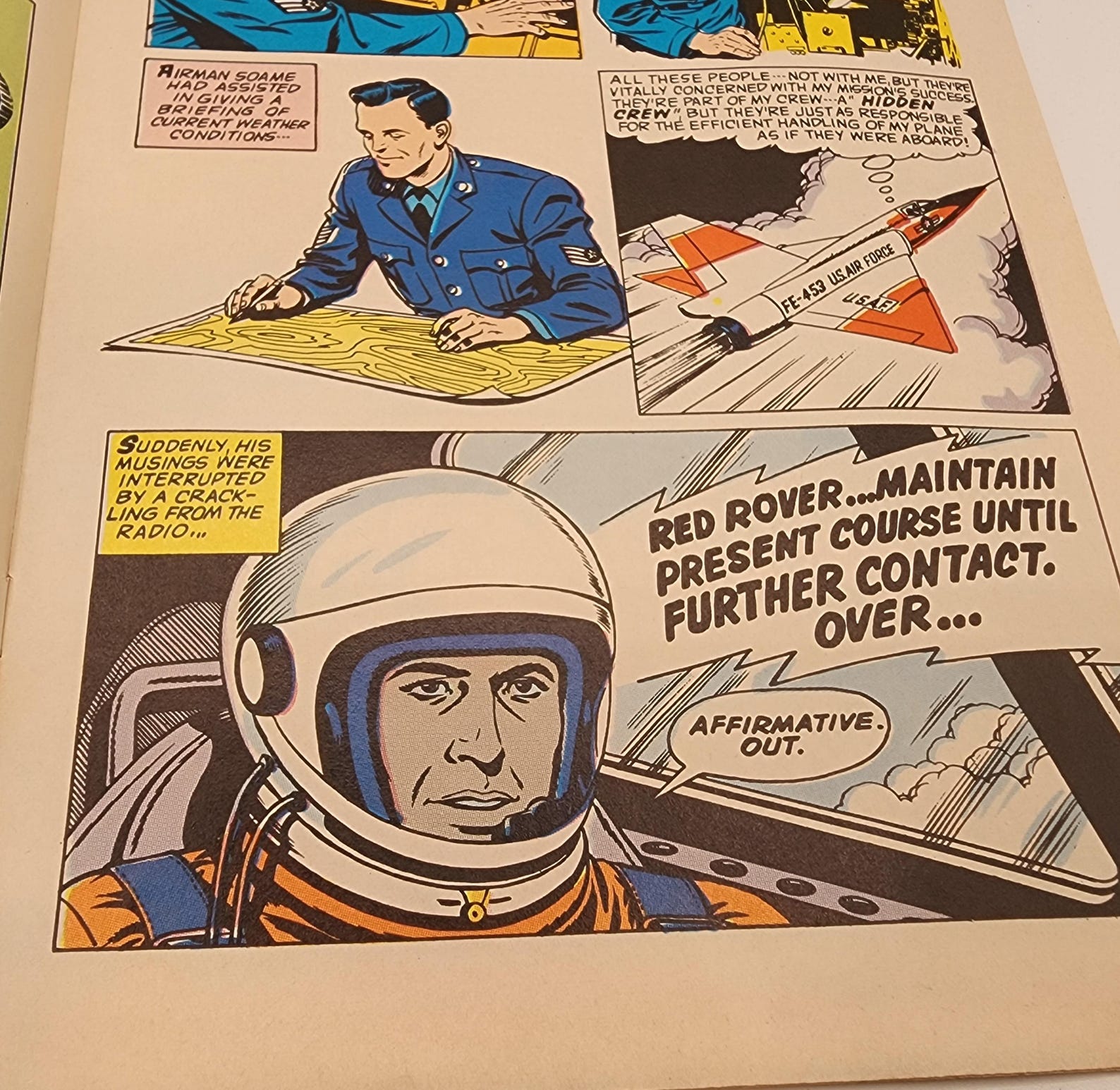 Vintage 1964 the HIDDEN CREW U.S. Air Force Recruitment Giveaway Comic ...