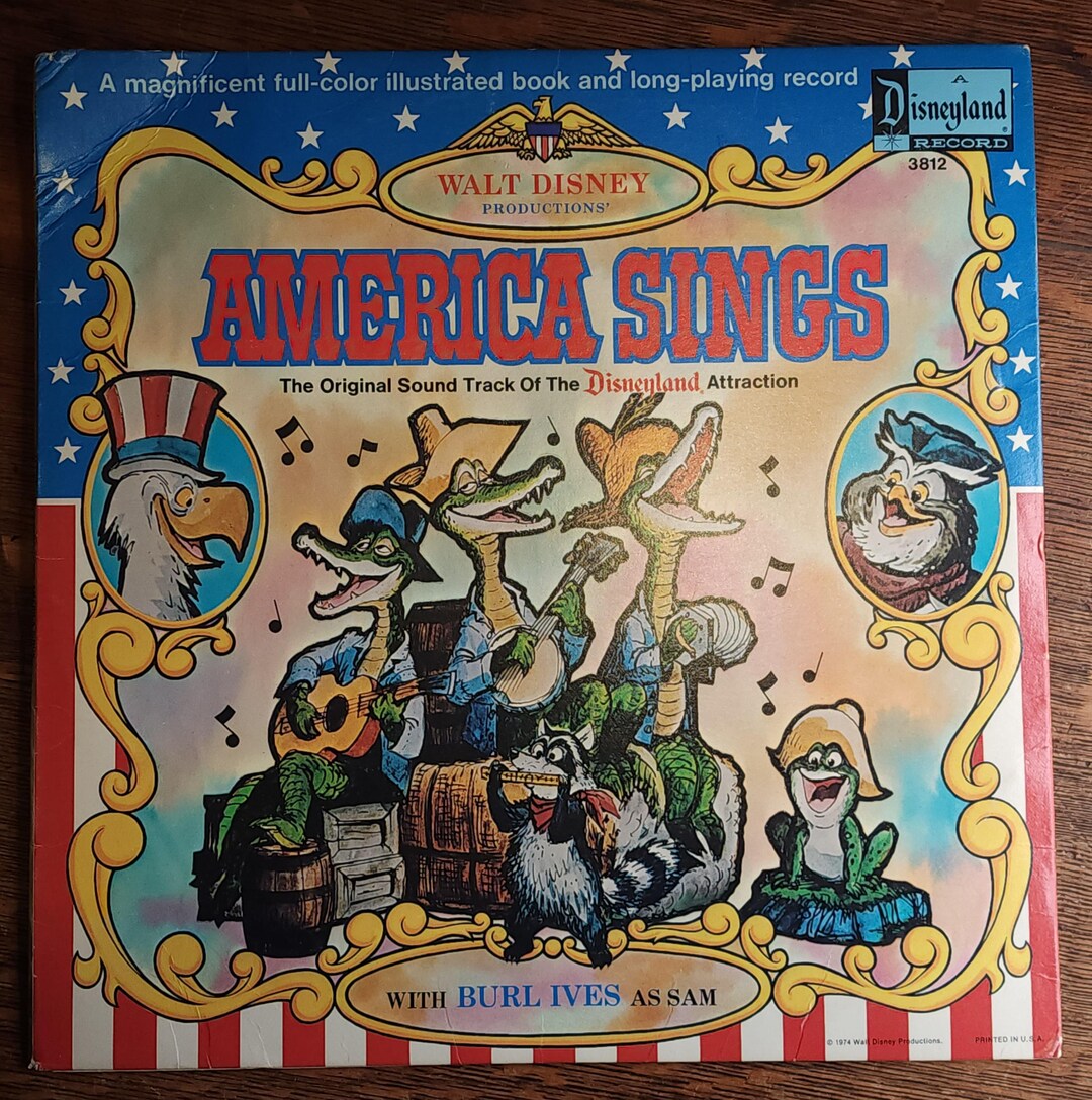 Hard to Find "america Sings"- Walt Disney Productions Soundtrack From ...
