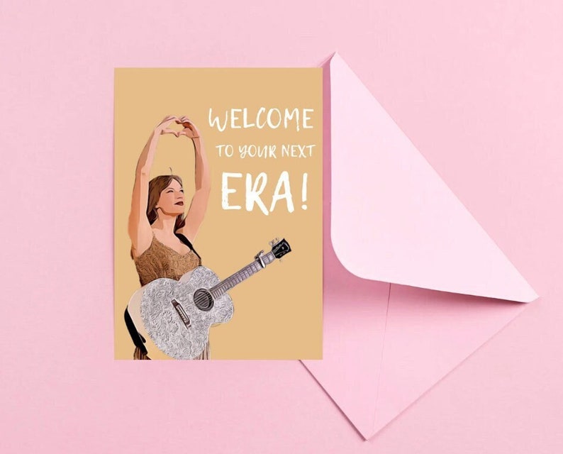 Taylor Inspired Birthday Card Swift Merch Funny Swifty Birthday Card ...