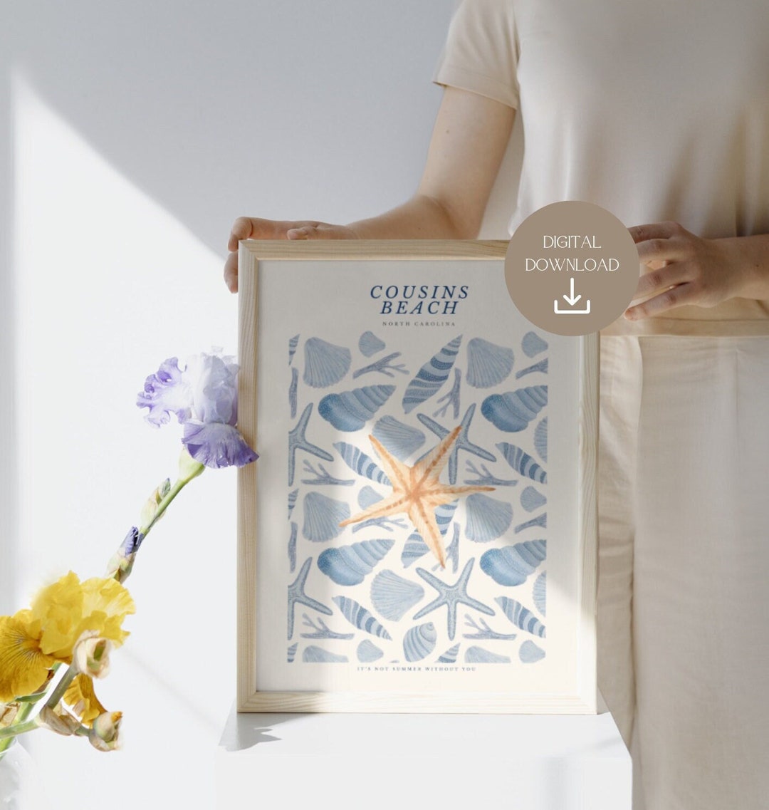 COUSINS BEACH the Summer I Turned Pretty Inspired Poster Digital Print ...