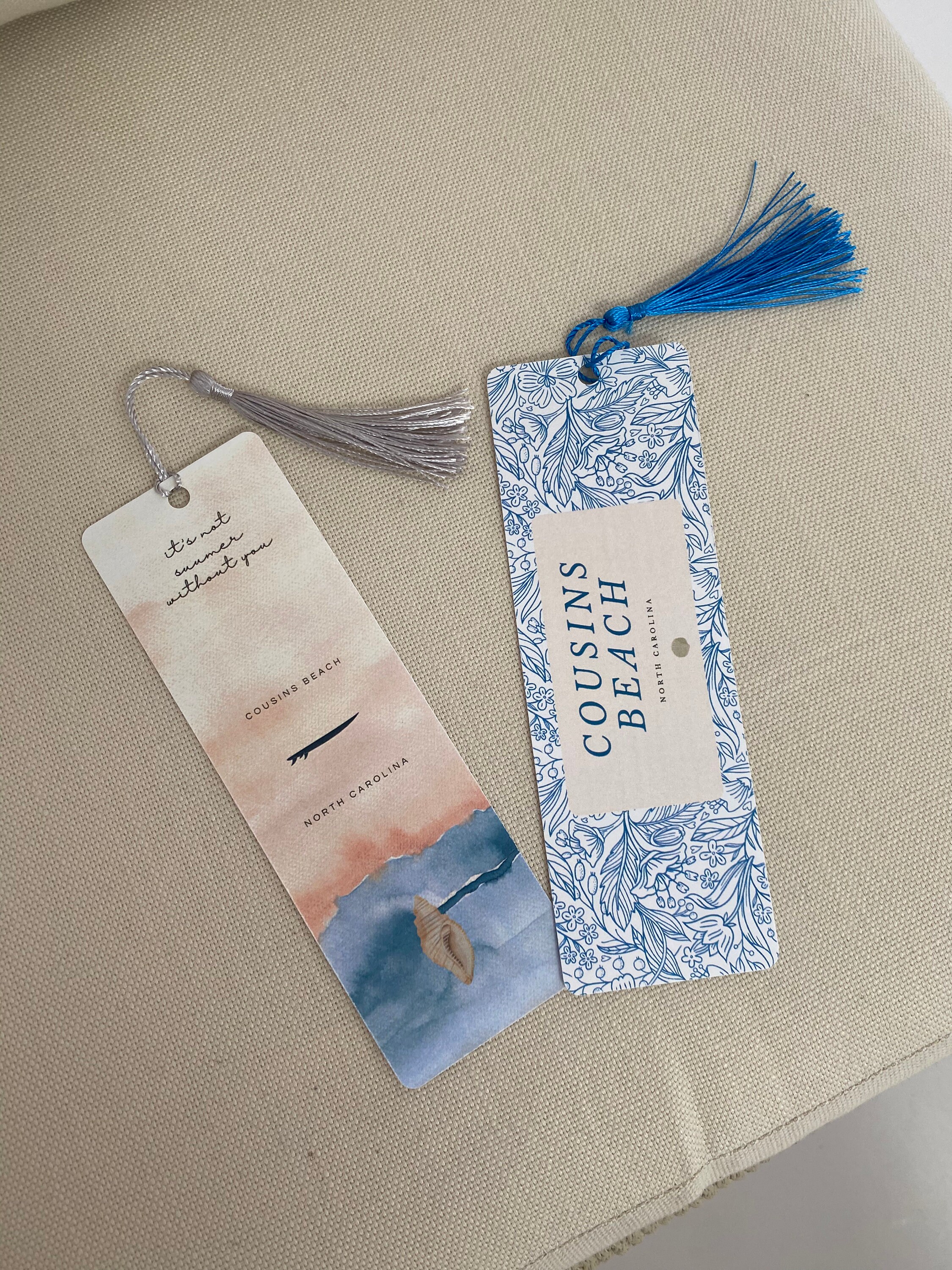 COUSINS BEACH the Summer I Turned Pretty Inspired Bookmark Minimalist ...