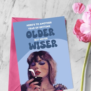 Taylor Inspired Birthday Card Swift Merch Funny Swifty Birthday Card - Etsy