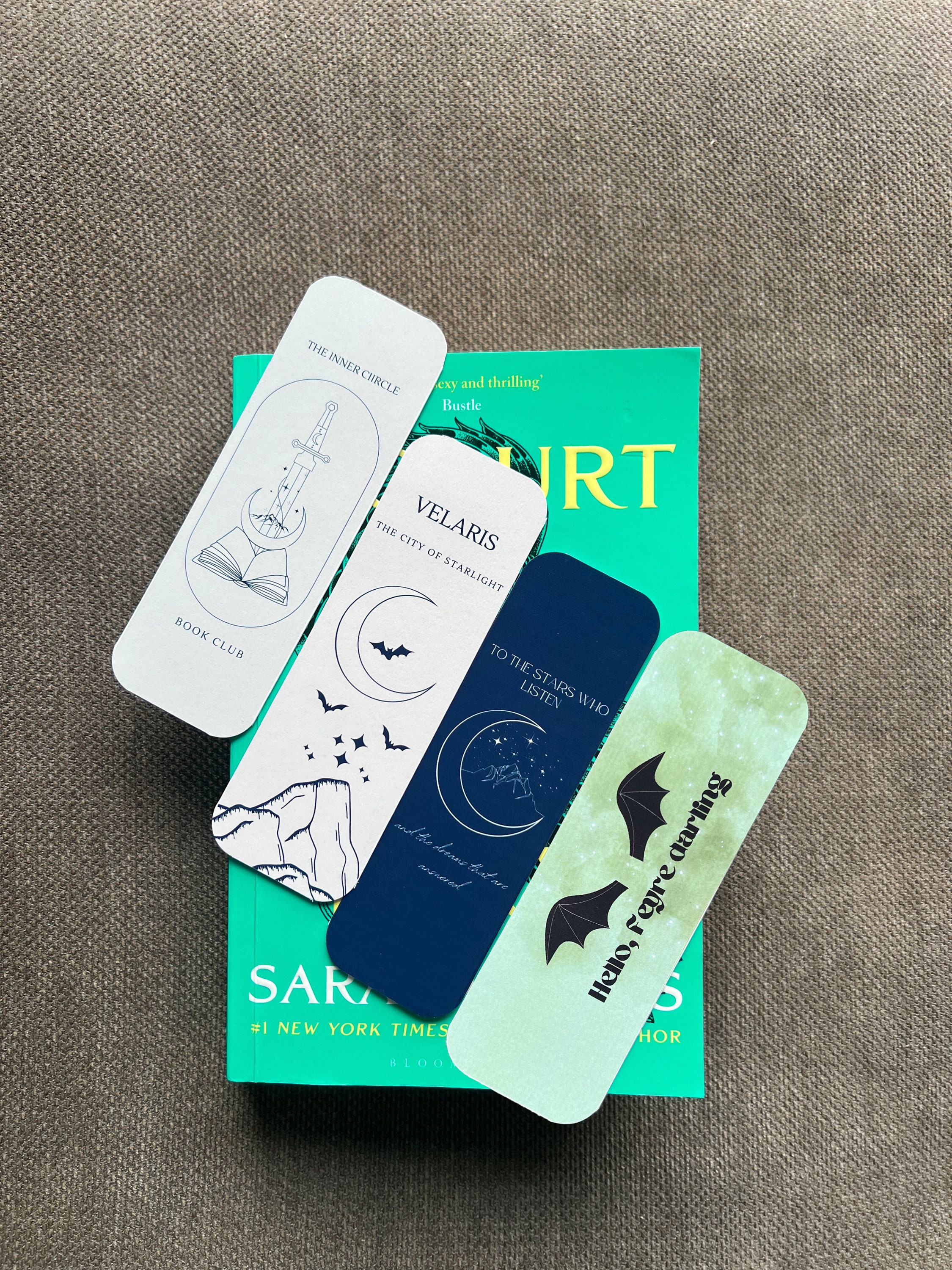 Velaris Bookmark ACOTAR A Court of Thorns and Roses Night Court City of ...