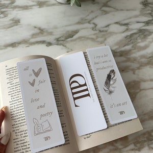 TTPD Taylor Inspired Bookmarks the Tortured Poets Department Inspired ...