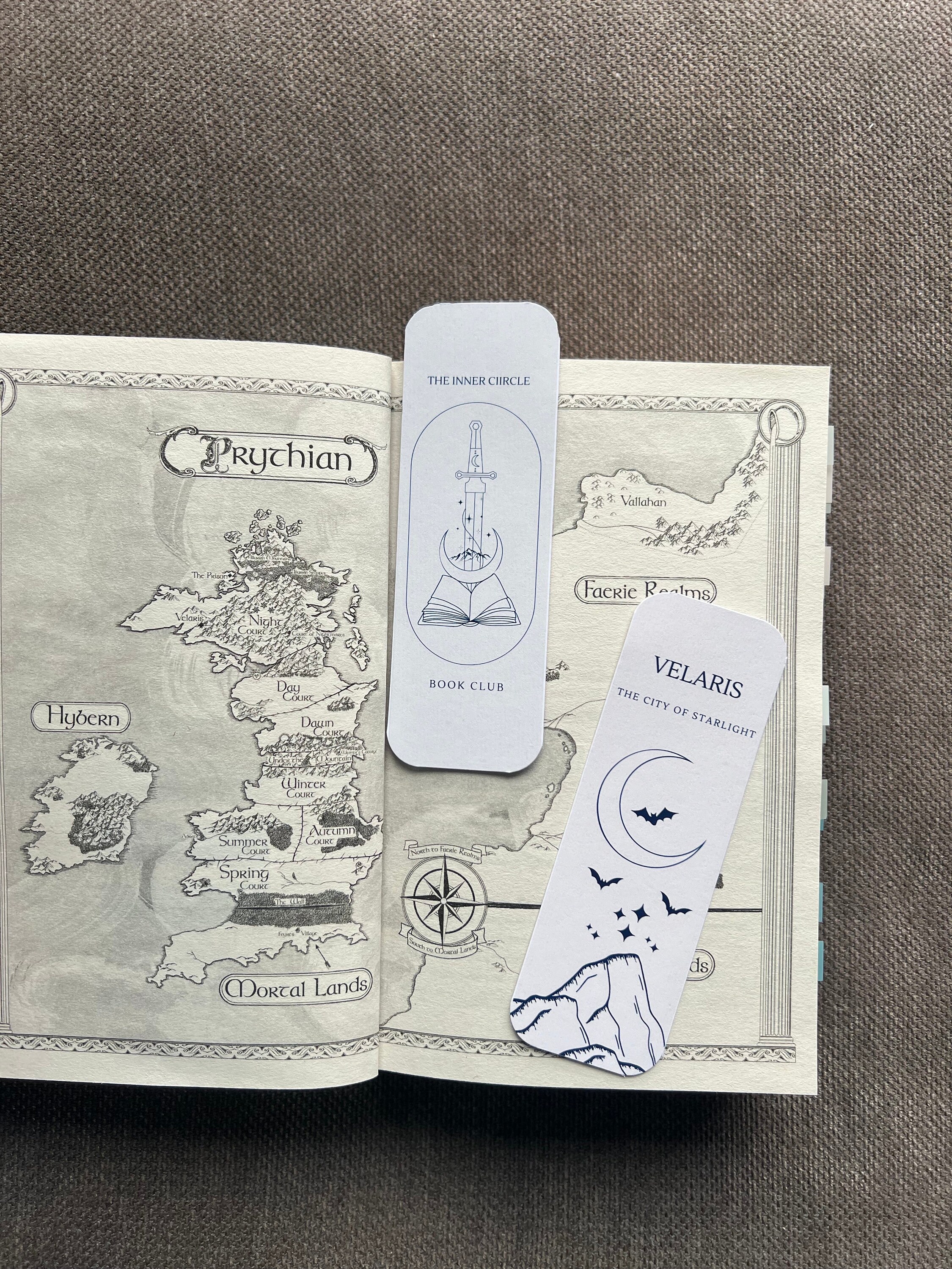 Velaris Bookmark ACOTAR A Court of Thorns and Roses Night Court City of ...