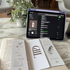 TTPD Taylor Inspired Bookmarks the Tortured Poets Department Inspired ...