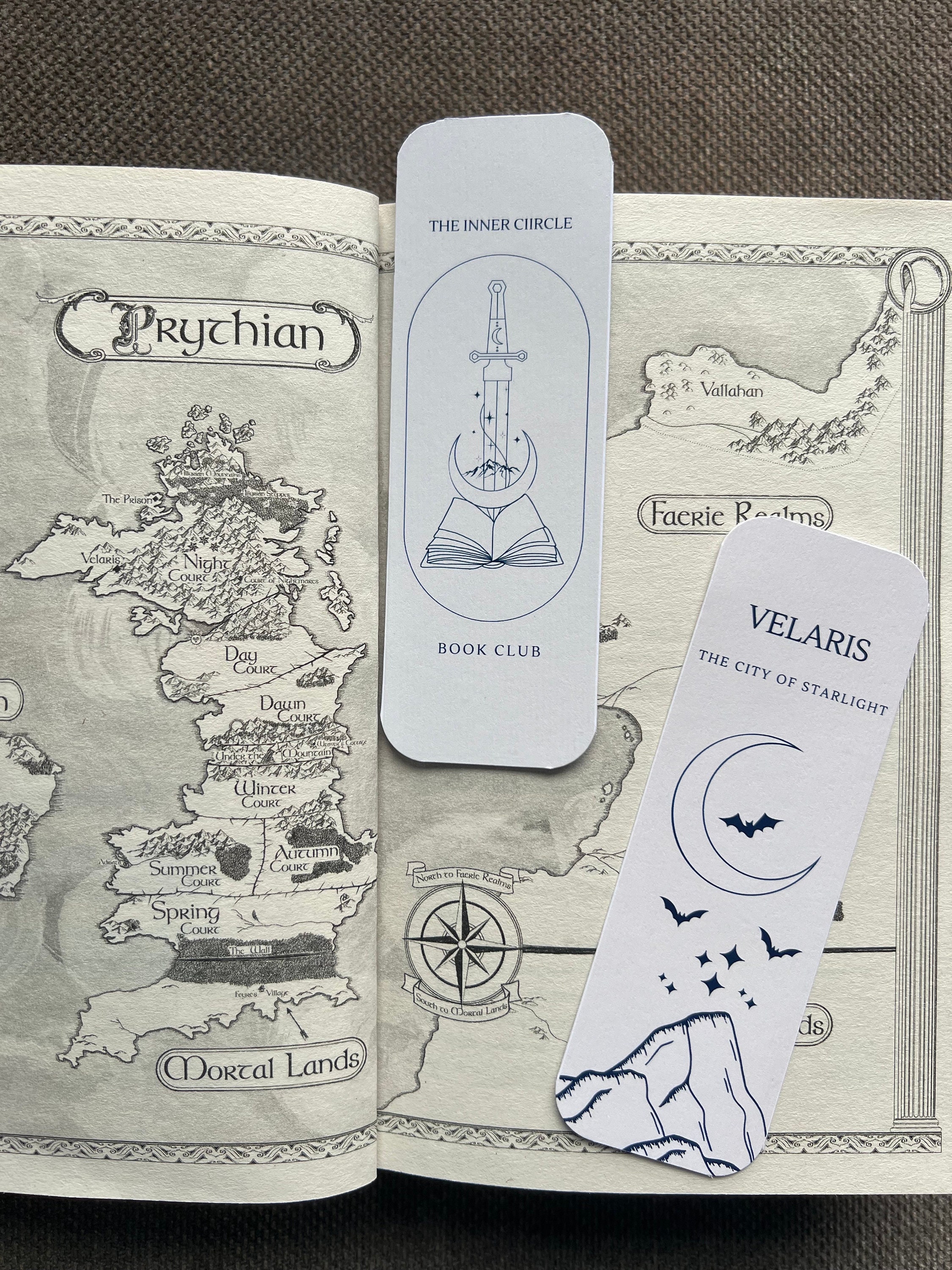 Velaris Bookmark ACOTAR A Court of Thorns and Roses Night Court City of ...