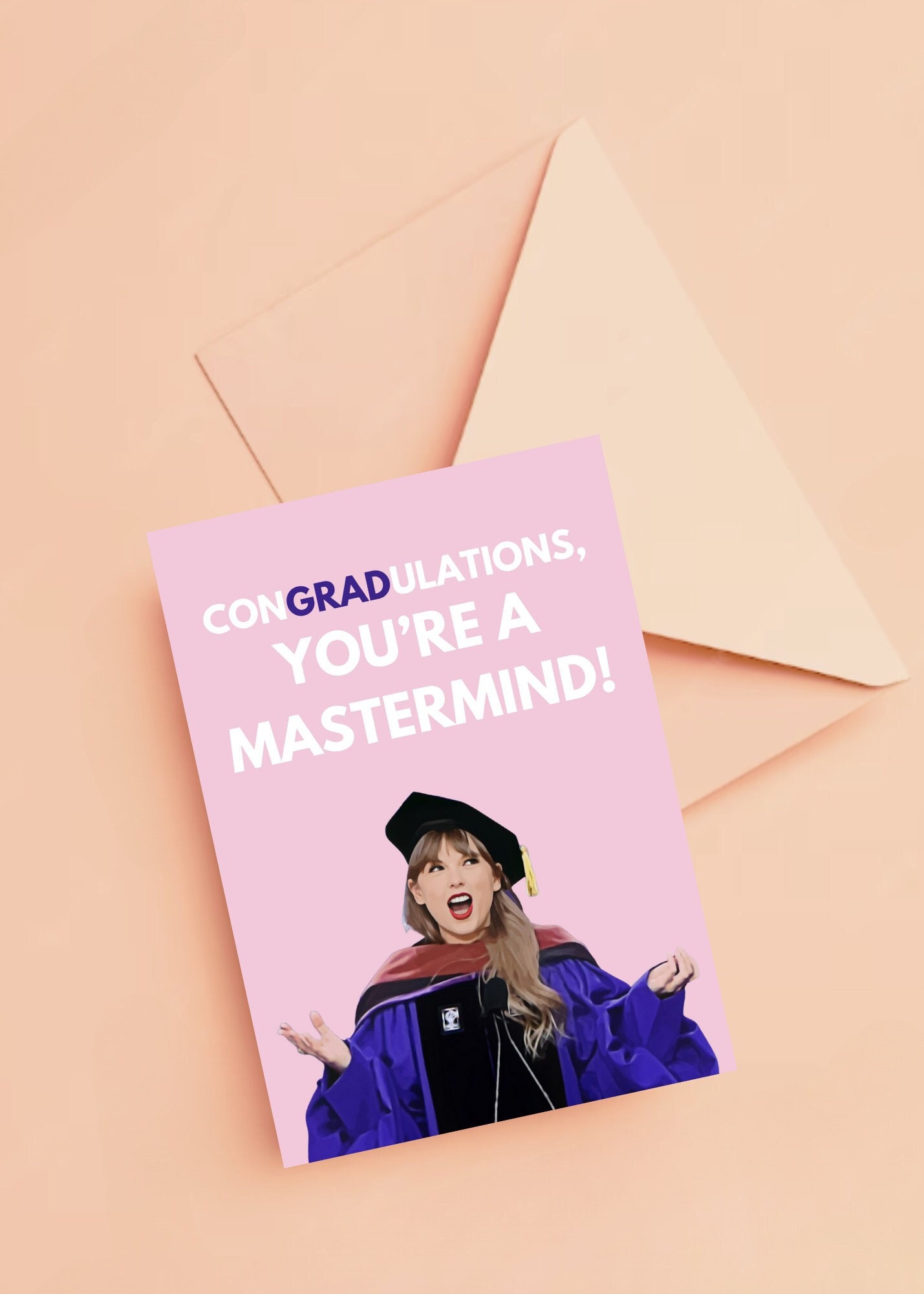 Taylor Inspired Graduation Card Taylor Swifty Merch Funny Swift ...