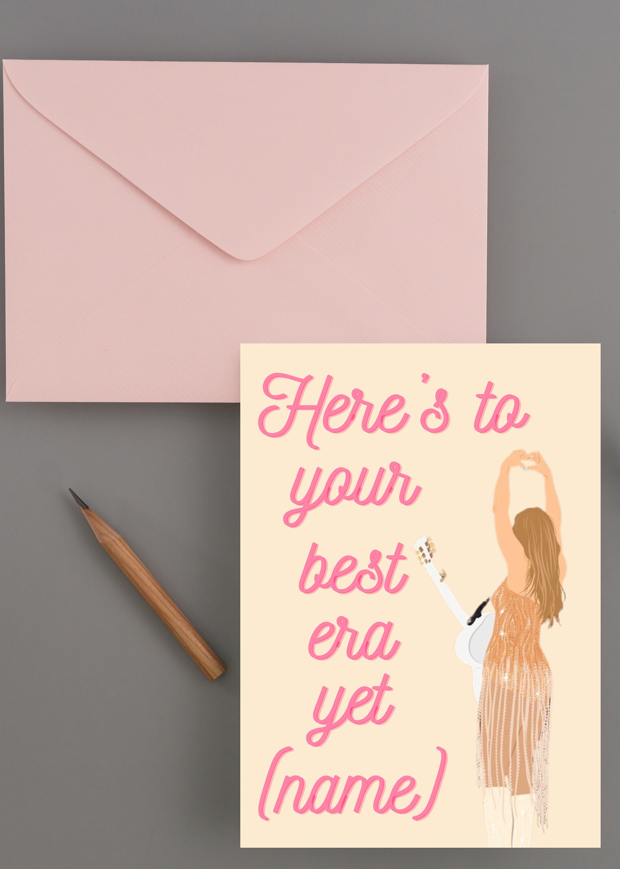 Personalised Taylor Inspired Birthday Card Swift Merch Funny Swifty ...