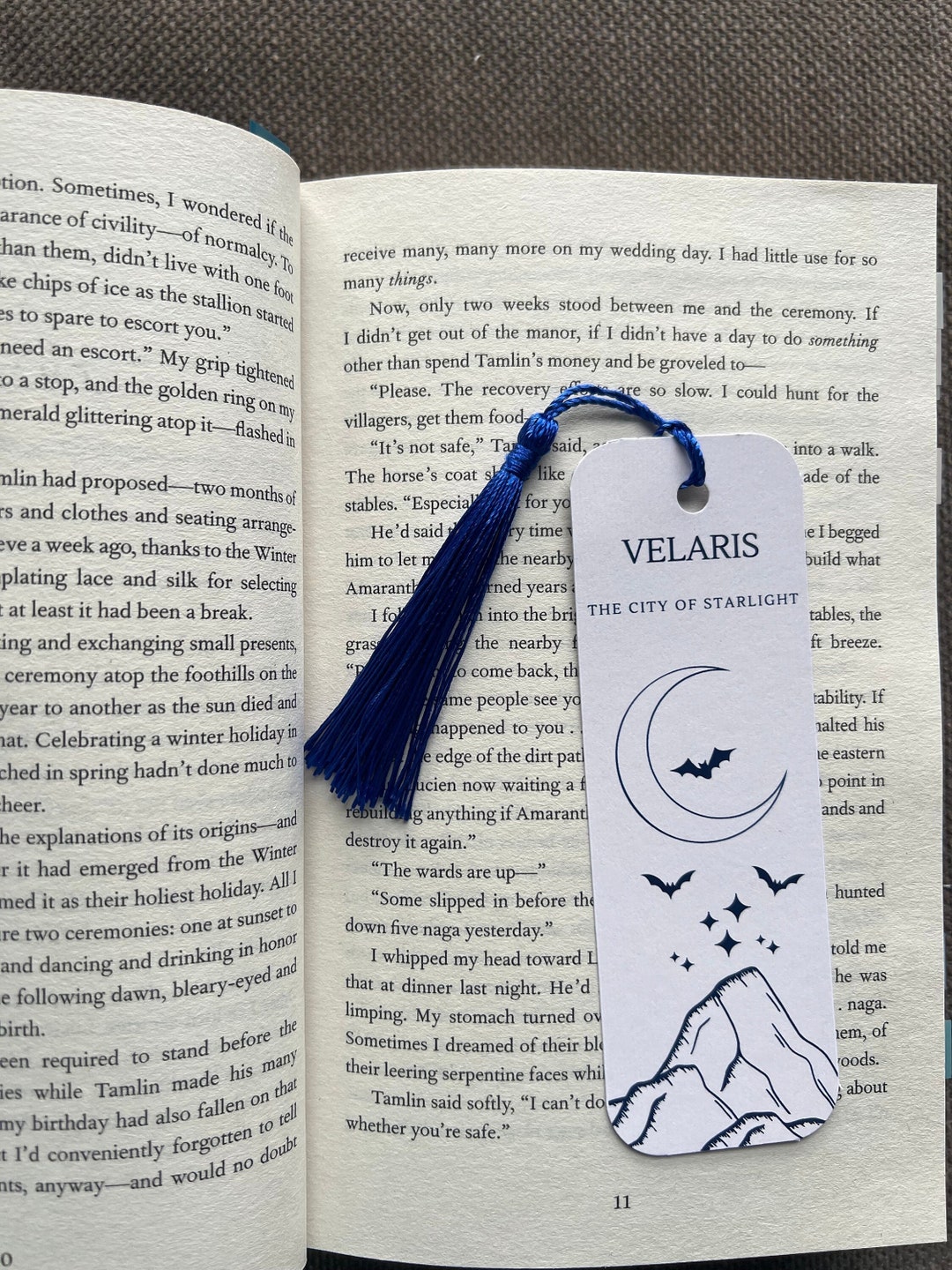 Velaris Bookmark ACOTAR A Court of Thorns and Roses Night Court City of ...
