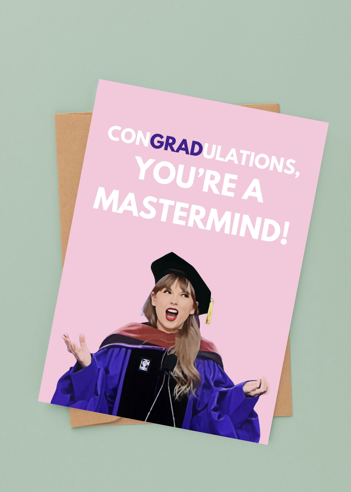 Taylor Inspired Graduation Card Taylor Swifty Merch Funny Swift ...