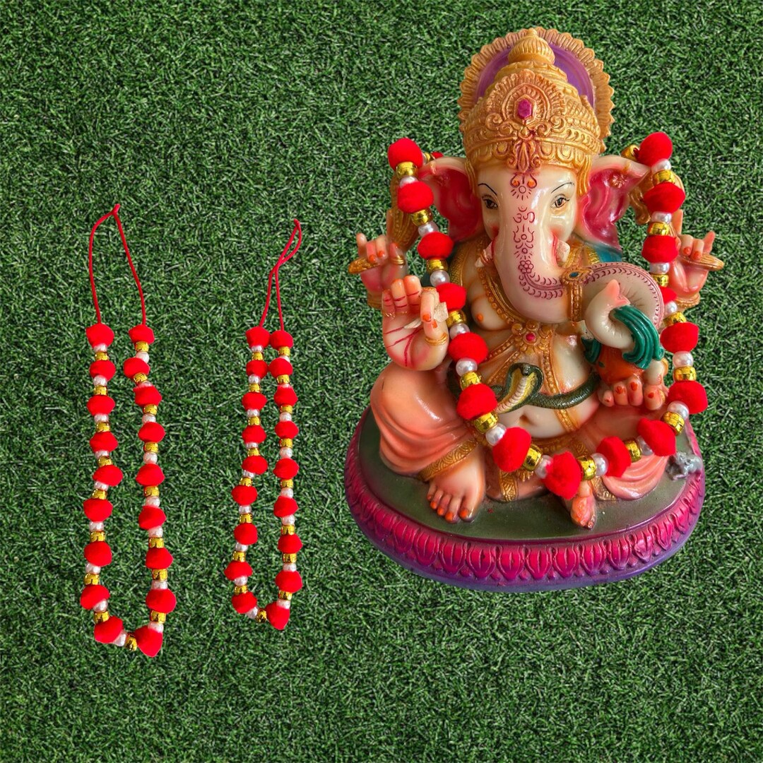 God Garlands,small Pooja Pearl Mala,diwali Pooja Items,,return Gifts ...