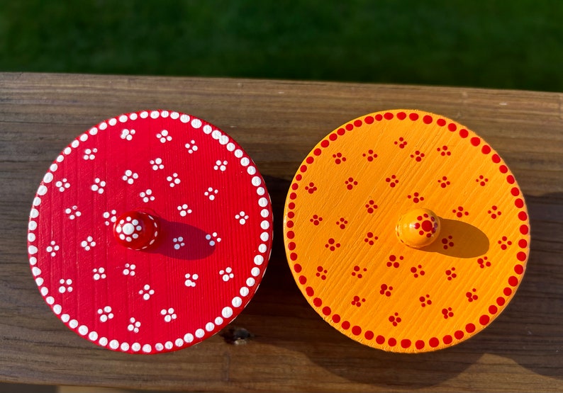 Kolam on Wooden Set Boxes - Home Decor-return Gift-housewarming Gift ...