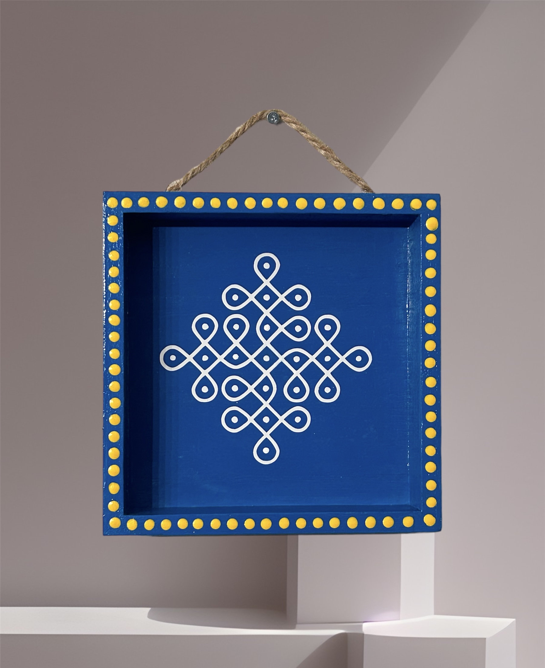 Kolam Wall Hanging for Home Decor, Pooja Decor, Return Gift ...