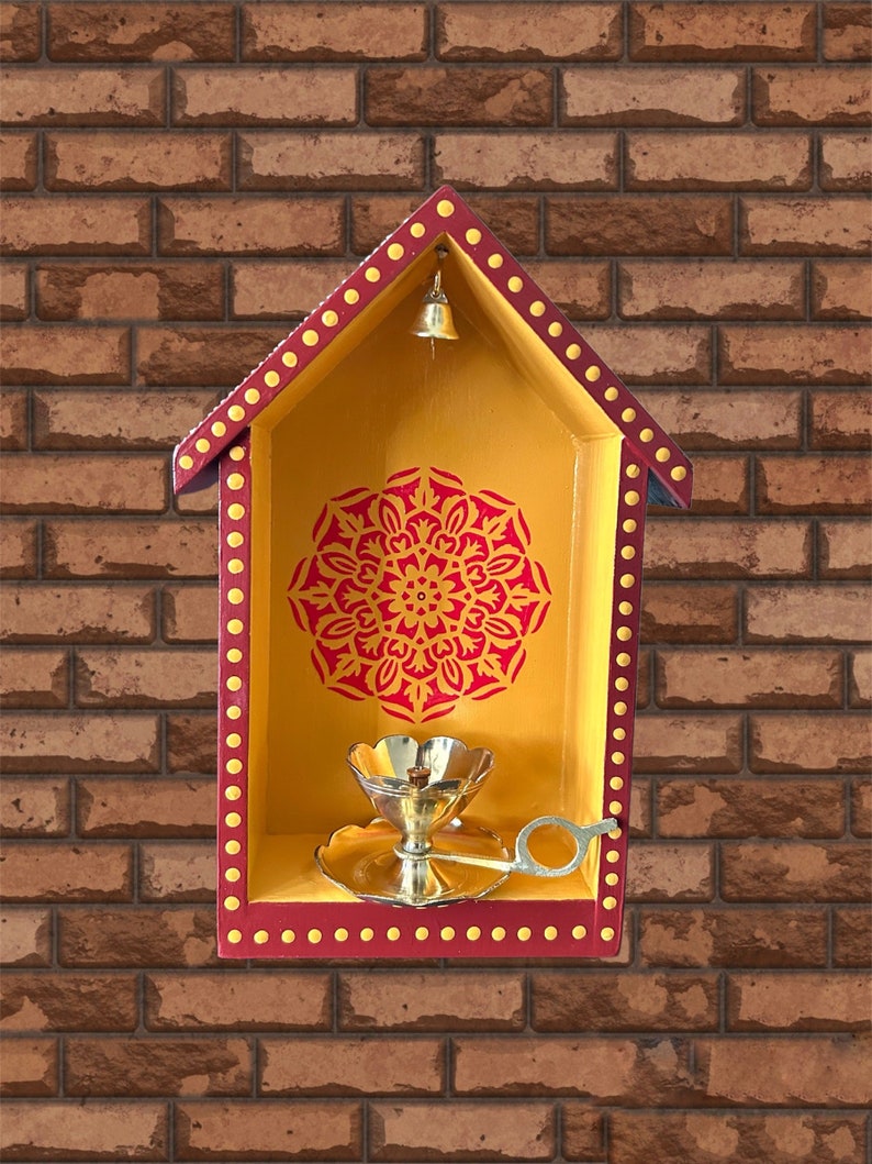 Home Decor Beautiful Wooden Mini Temple for Home-mandir Pooja Ghar. - Etsy