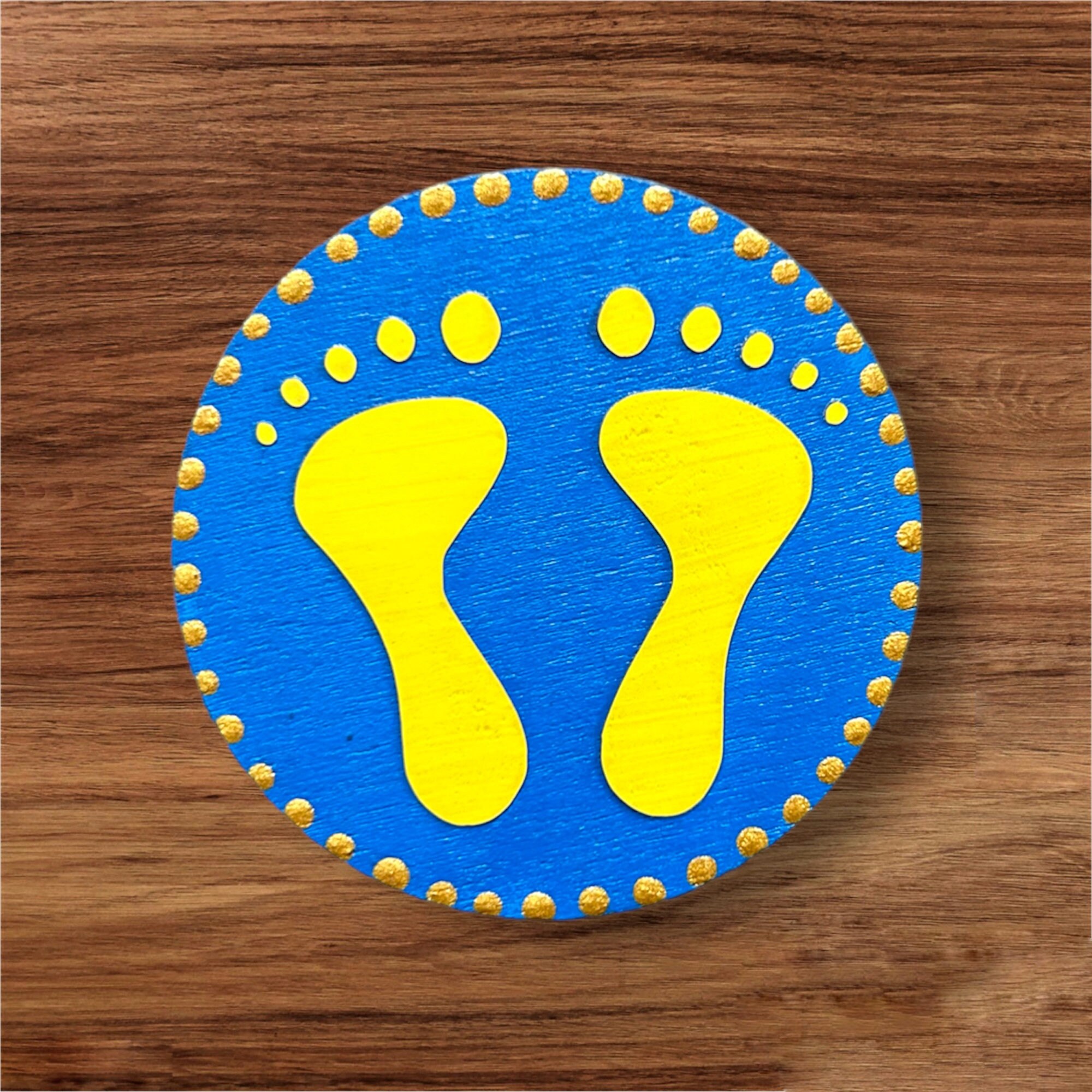 Set of 2 Wooden Lakshmi Charan Paduka, Laxmi Feet, , Laksmi Charan ...