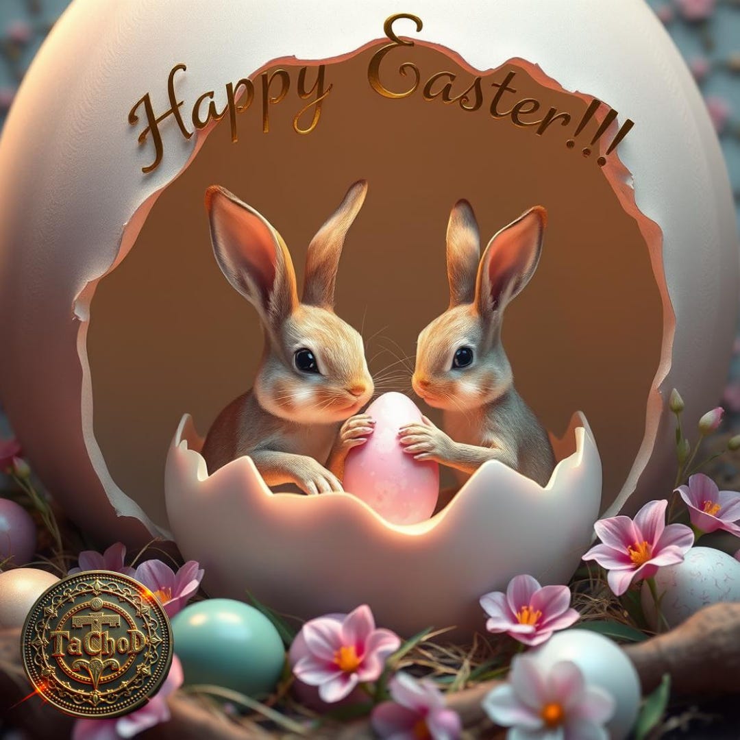 Easter Scenery in Unique Creations. 3200x3200px - 300 DPI Gives Amazing ...