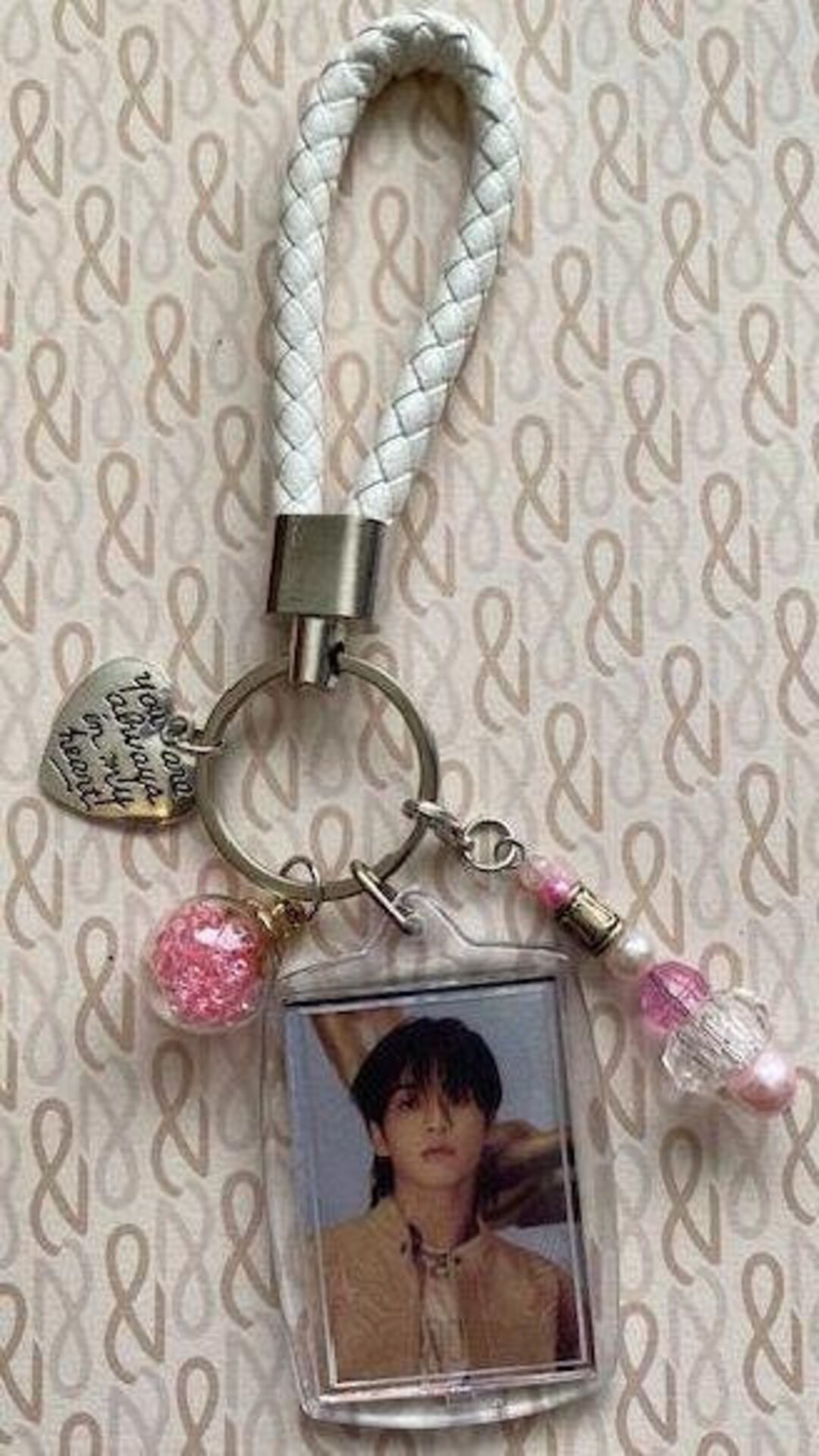 Jung Kook Dual Sided Keychain Pink - Etsy