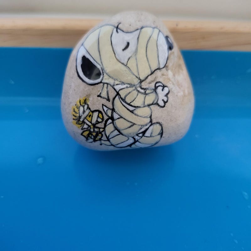 Snoopy Rocks - Etsy